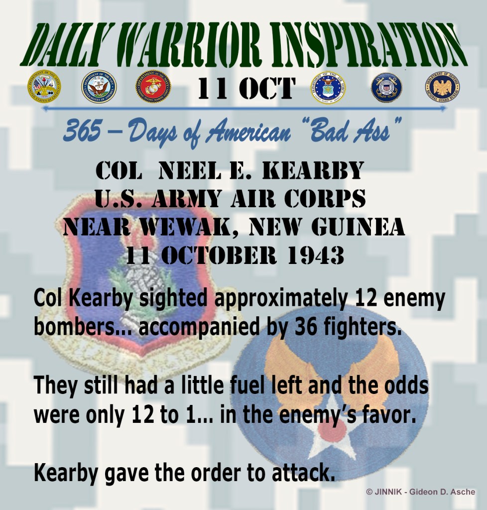 11 October – Warrior's Daily Inspiration Calendar