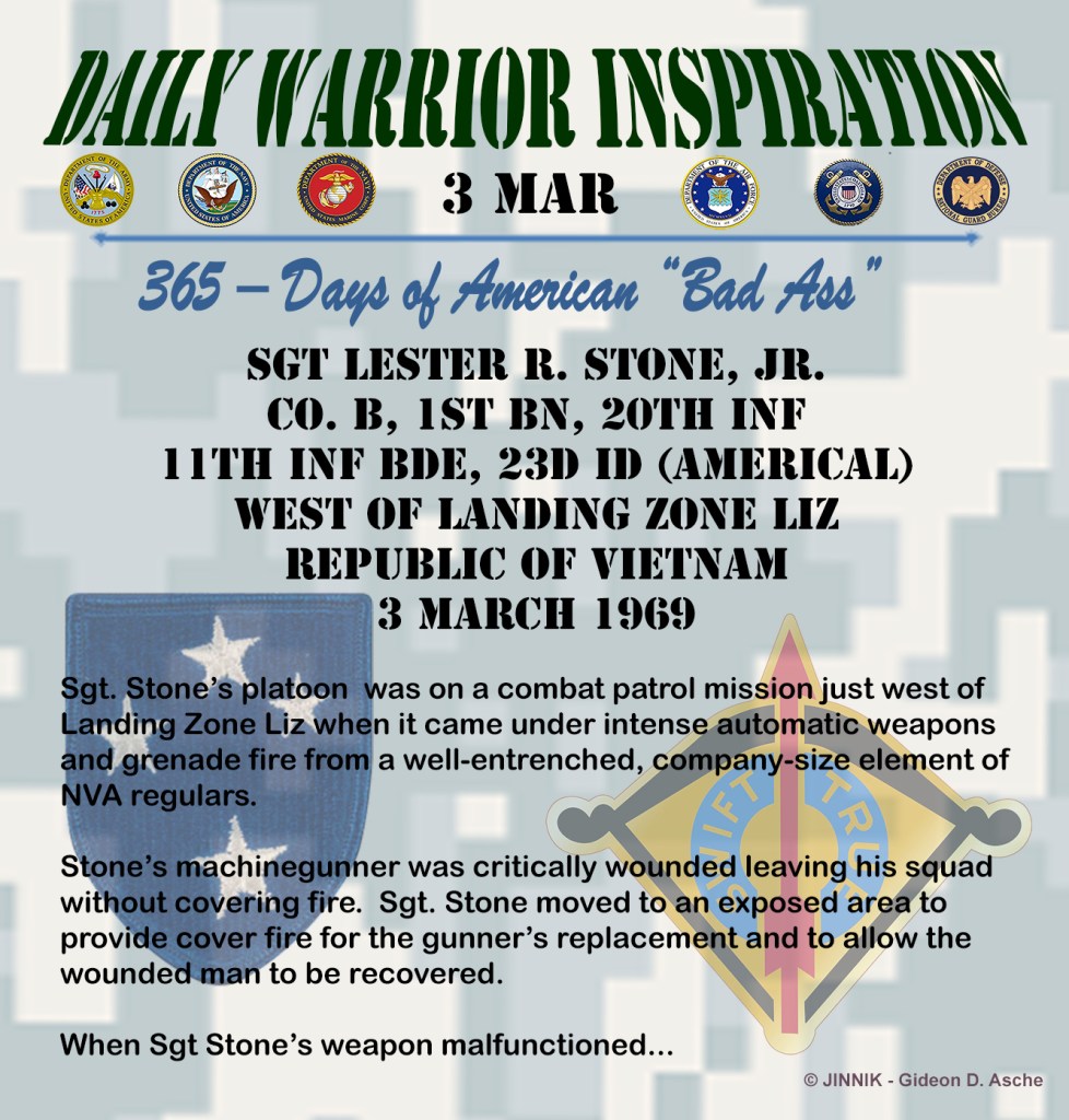 3 March – Warrior's Daily Inspiration Calendar