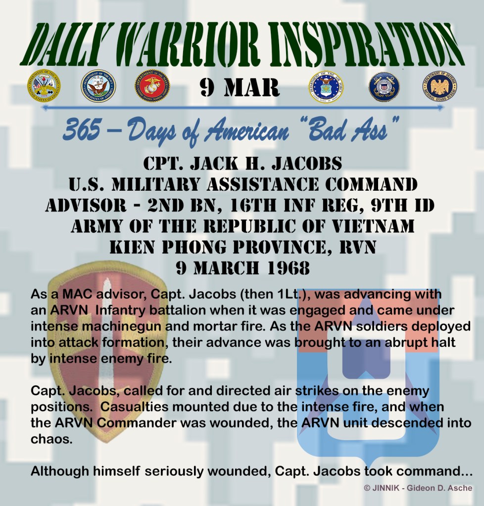 9 March – Warrior's Daily Inspiration Calendar