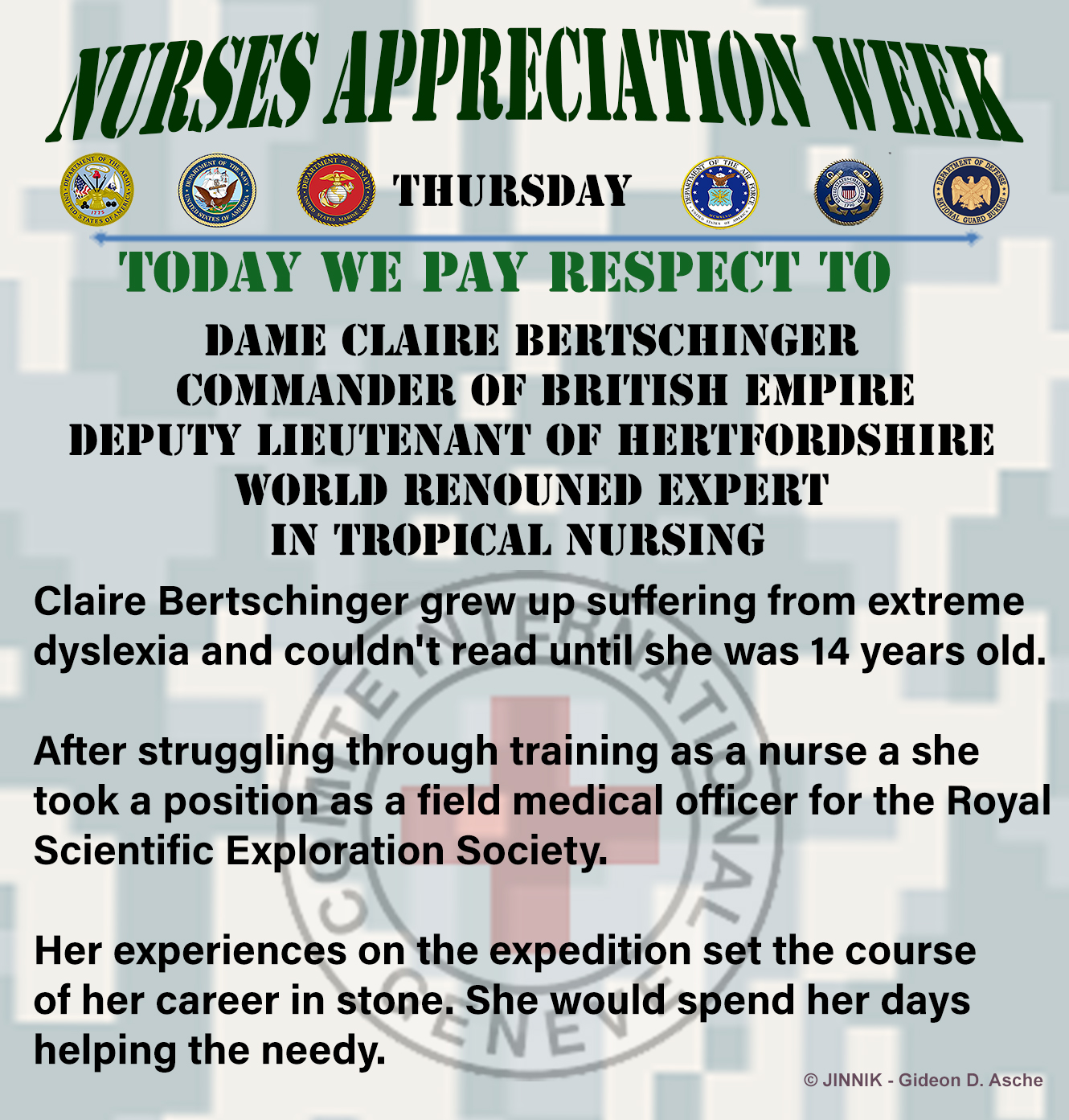 Nurses Appreciation Week – Thursday – Warrior's Daily Inspiration Calendar